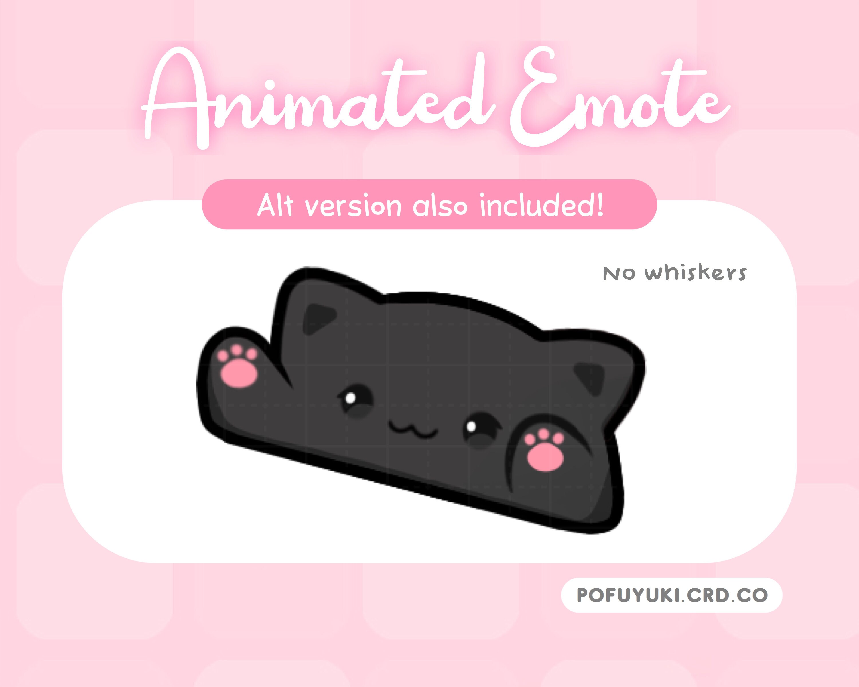 Animated Black Cat Bongo + Tap Emotes for Twitch, Discord & Youtube ...