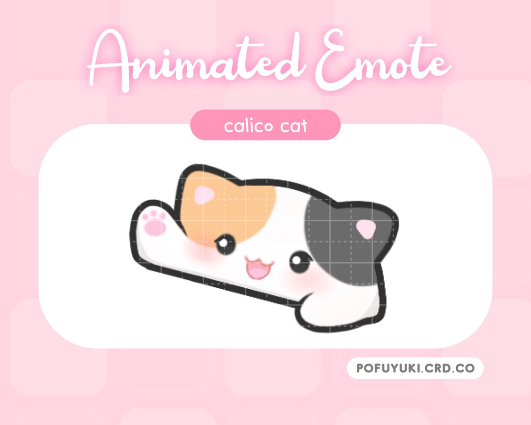 Animated Calico Cat Bongo + Tap Emotes for Twitch, Discord & Youtube ...
