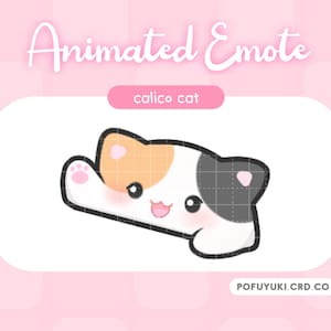 Animated Calico Cat Bongo + Tap Emotes for Twitch, Discord & Youtube ...