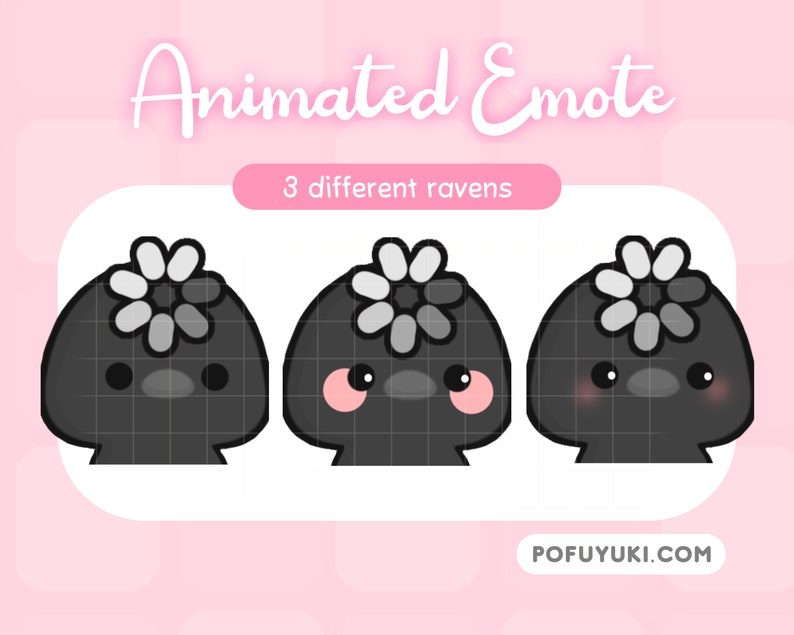 Animated Raven Loading Emote for Twitch & Discord Streamers Instant ...