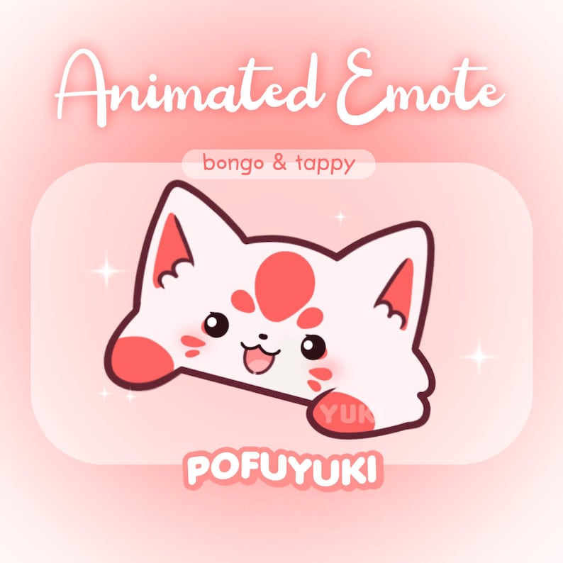 Animated Kitsune Bongo + Tap Emotes & Alert for Twitch, Discord ...