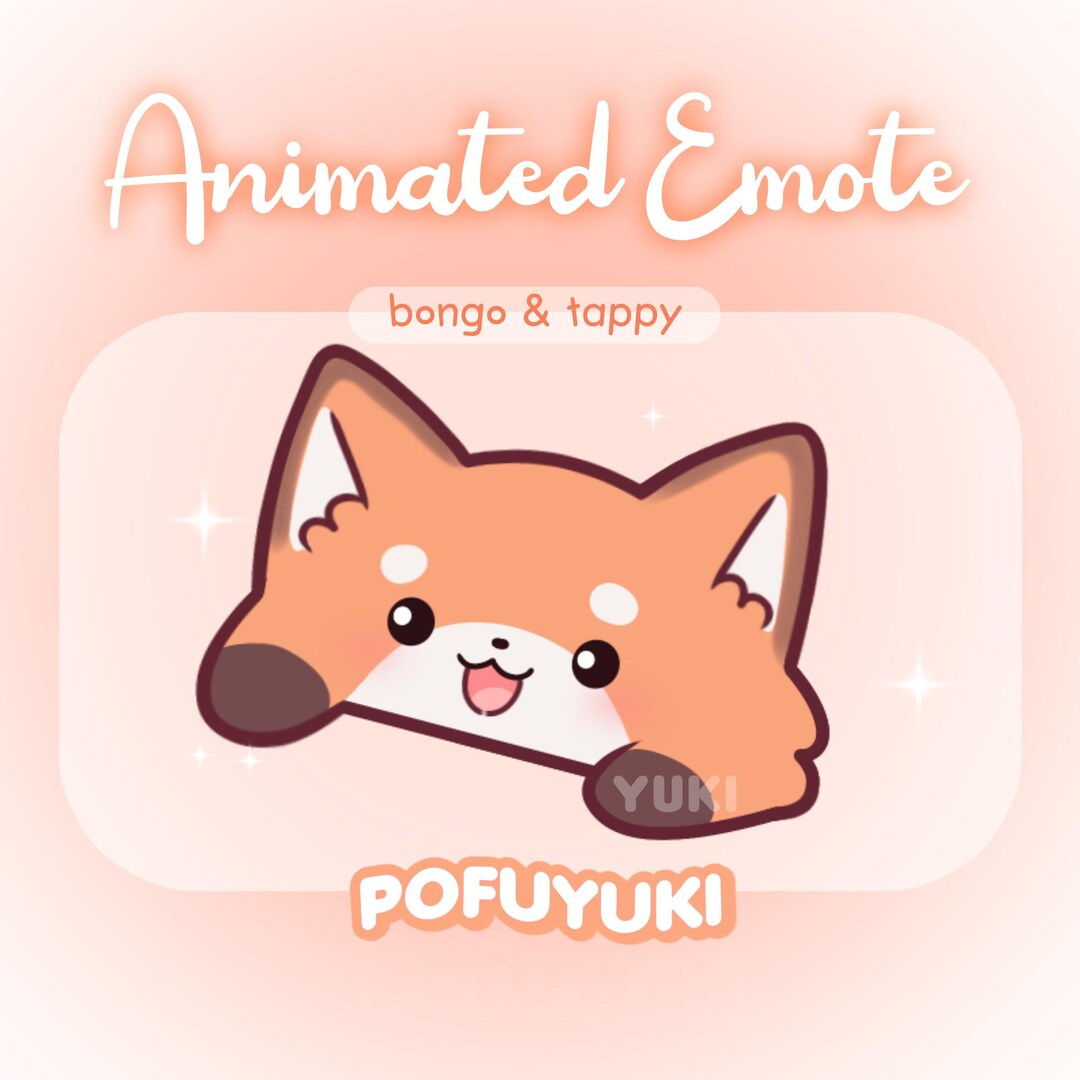 Animated Fox Bongo + Tap Emotes & Alert for Twitch, Discord, Youtube ...