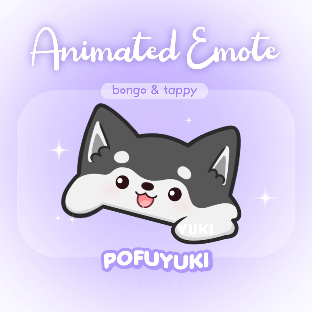 Animated Husky Bongo + Tap Emotes & Alert for Twitch, Discord, Kick ...