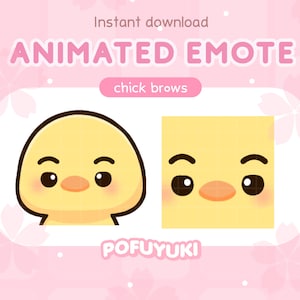 Animated Chick Emote Smirk Emote Twitch & Discord Emote - Instant ...