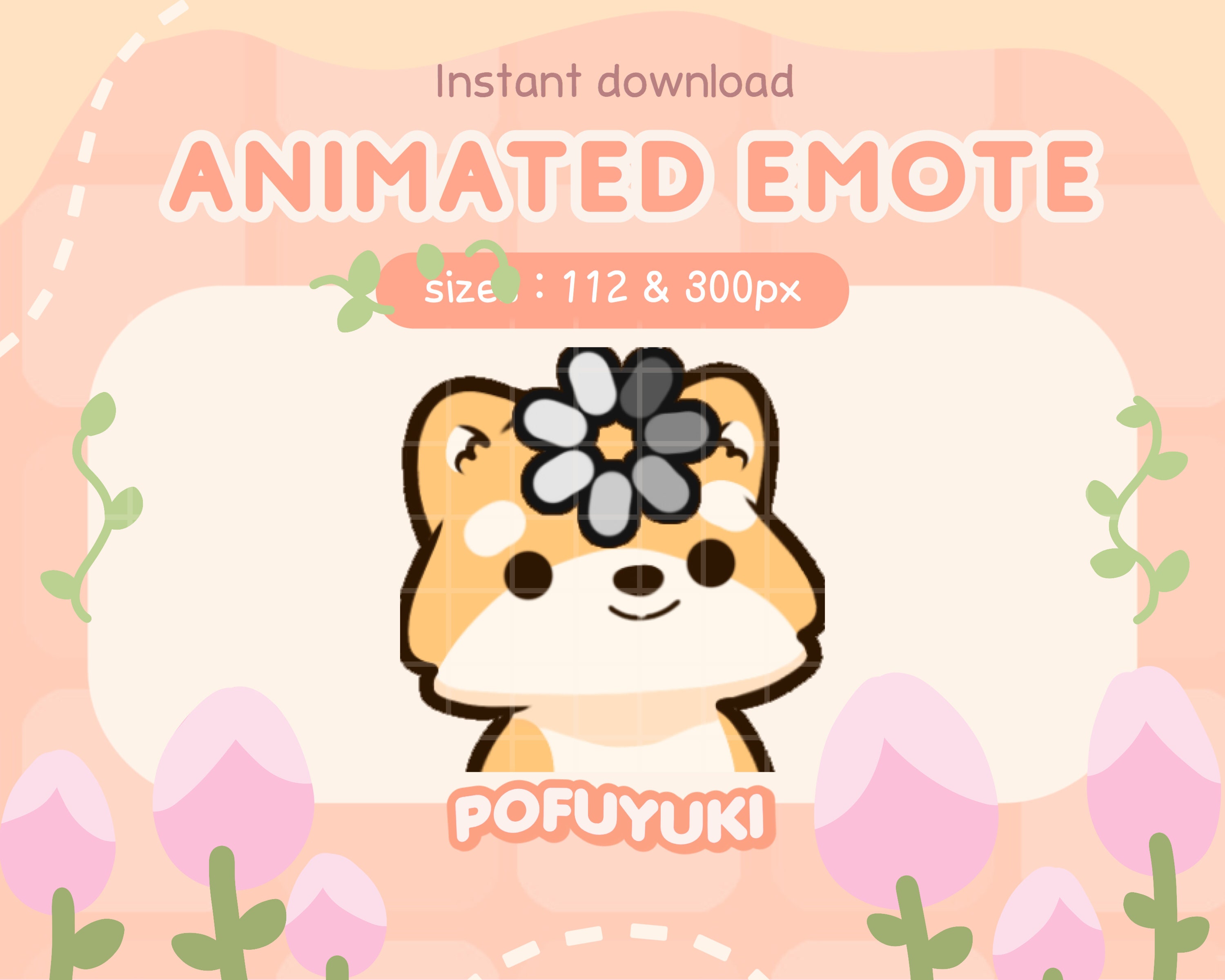 Animated Shiba Inu Loading Emote for Twitch, Discord & Youtube, Cute ...