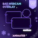 Simple Bat Animated Webcam Border Pack for Twitch, Youtube, Kick ...