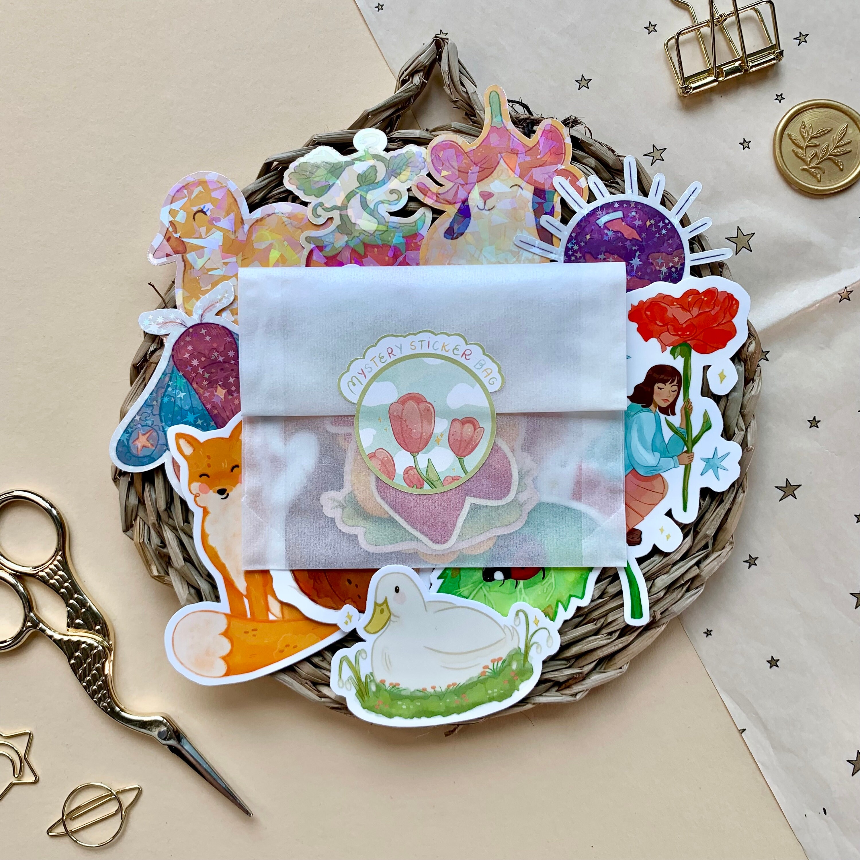 Sticker Mystery Bag // 3 for the Price of 2 // for Scrapbooking ...