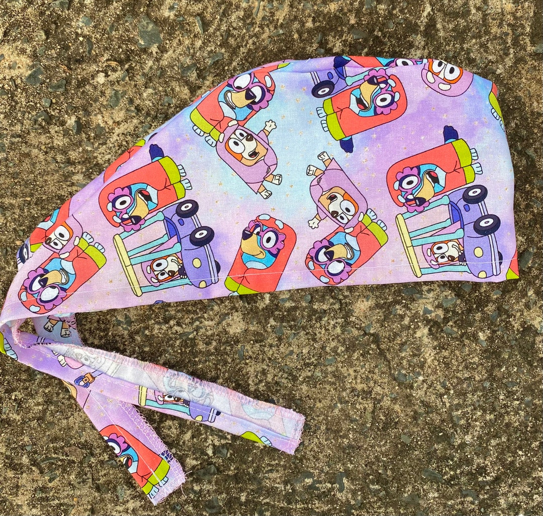 Bluey Grannies Nursing Scrub Cap - Etsy