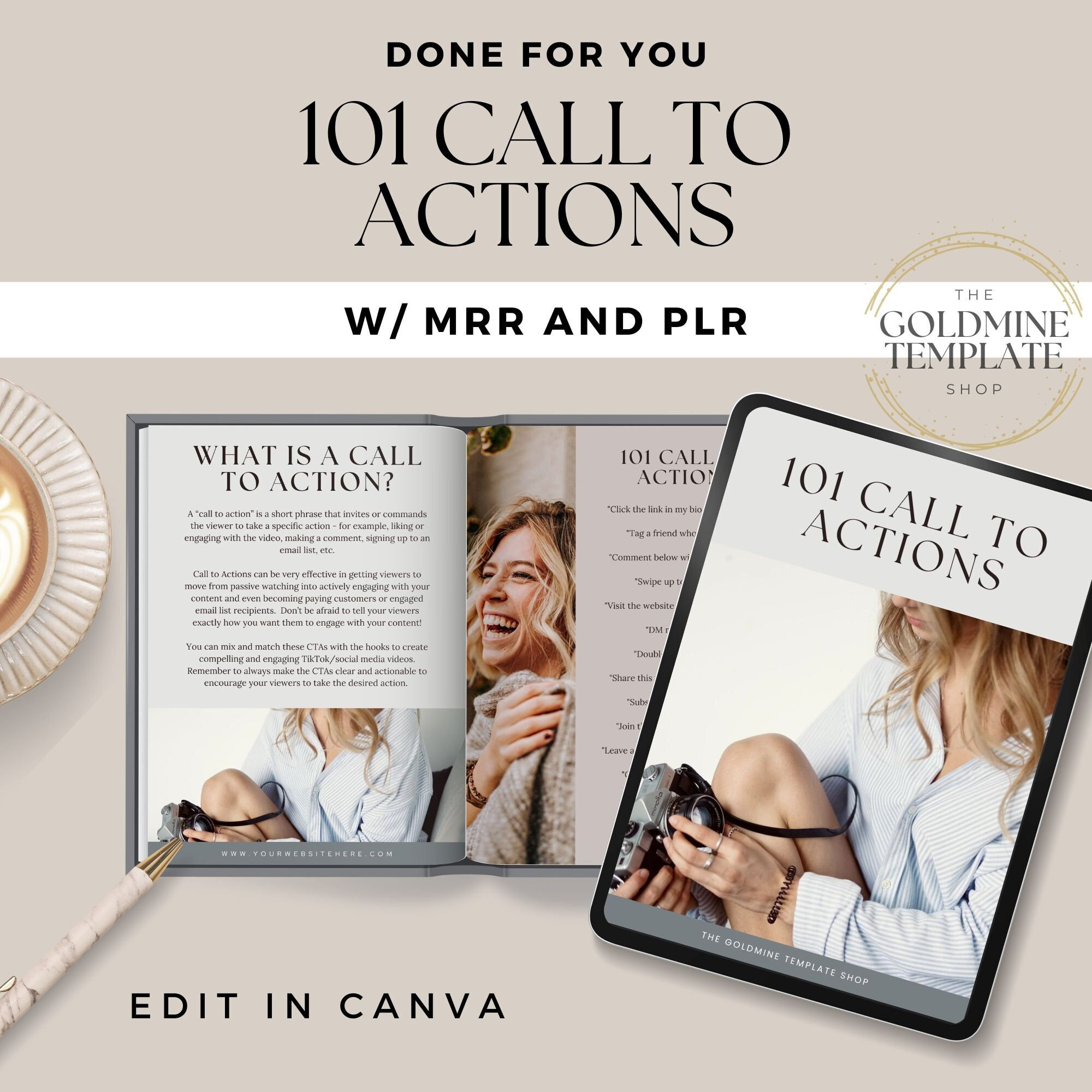 Social Media 101 Call to Actions Guide With Master Resell Rights (MRR ...