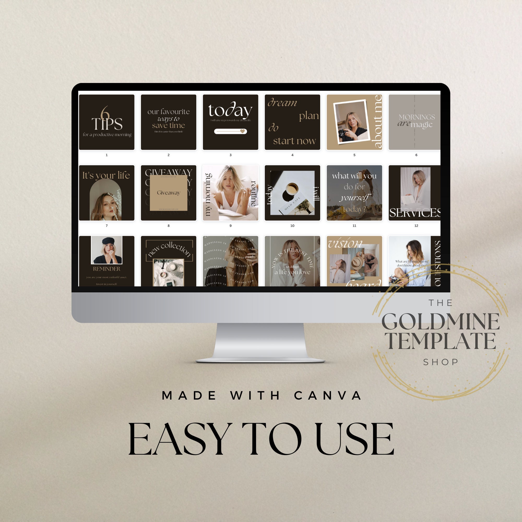 200 Instagram Post Templates, Marketing Templates, IG Engagement, IG ...