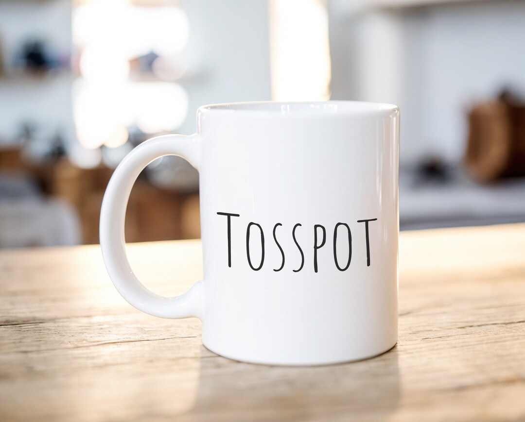 Tosspot Personalised Mug, Offensive Mug Gift, Rude Swear Mug, Funny ...