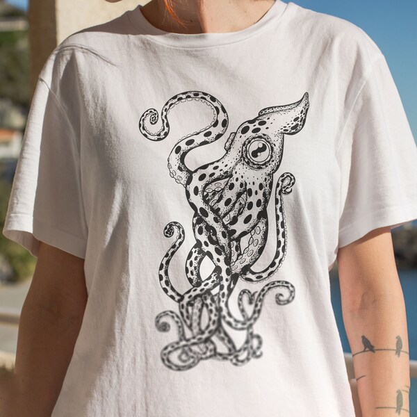 Octopus Detailed Svg - Etsy