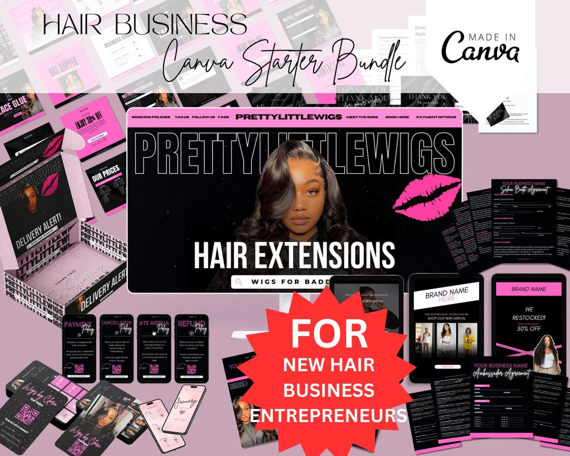 DIY Price List for Hair Stylists, Business Pricing Guide Sheet Beauty ...