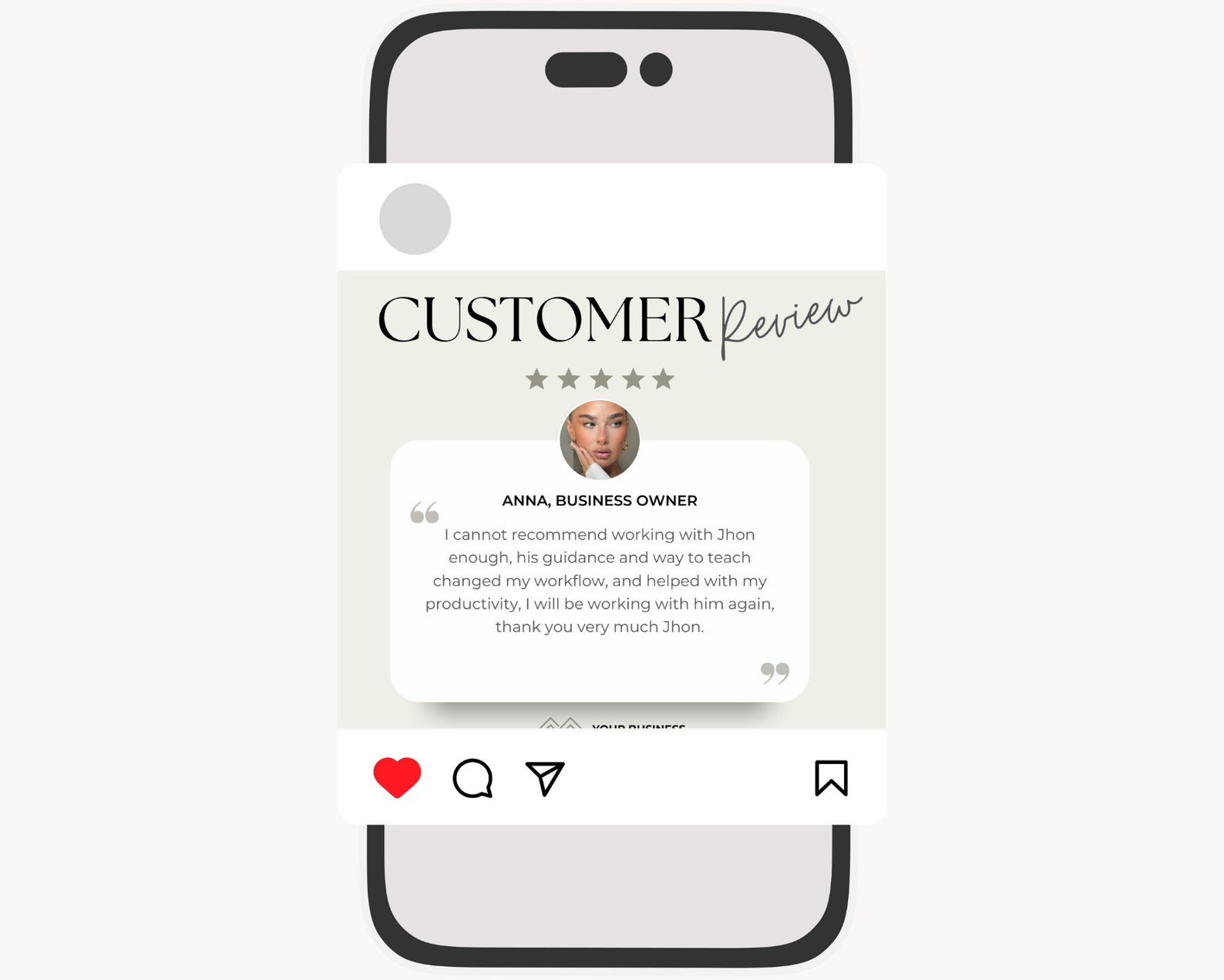 Customer Review Flyer, DIY Flyer Template Design, Customer Feedback ...