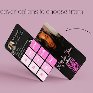 Beauty Loyalty Cards, Black and Pink Rewards Card, VIP Discount Cards ...