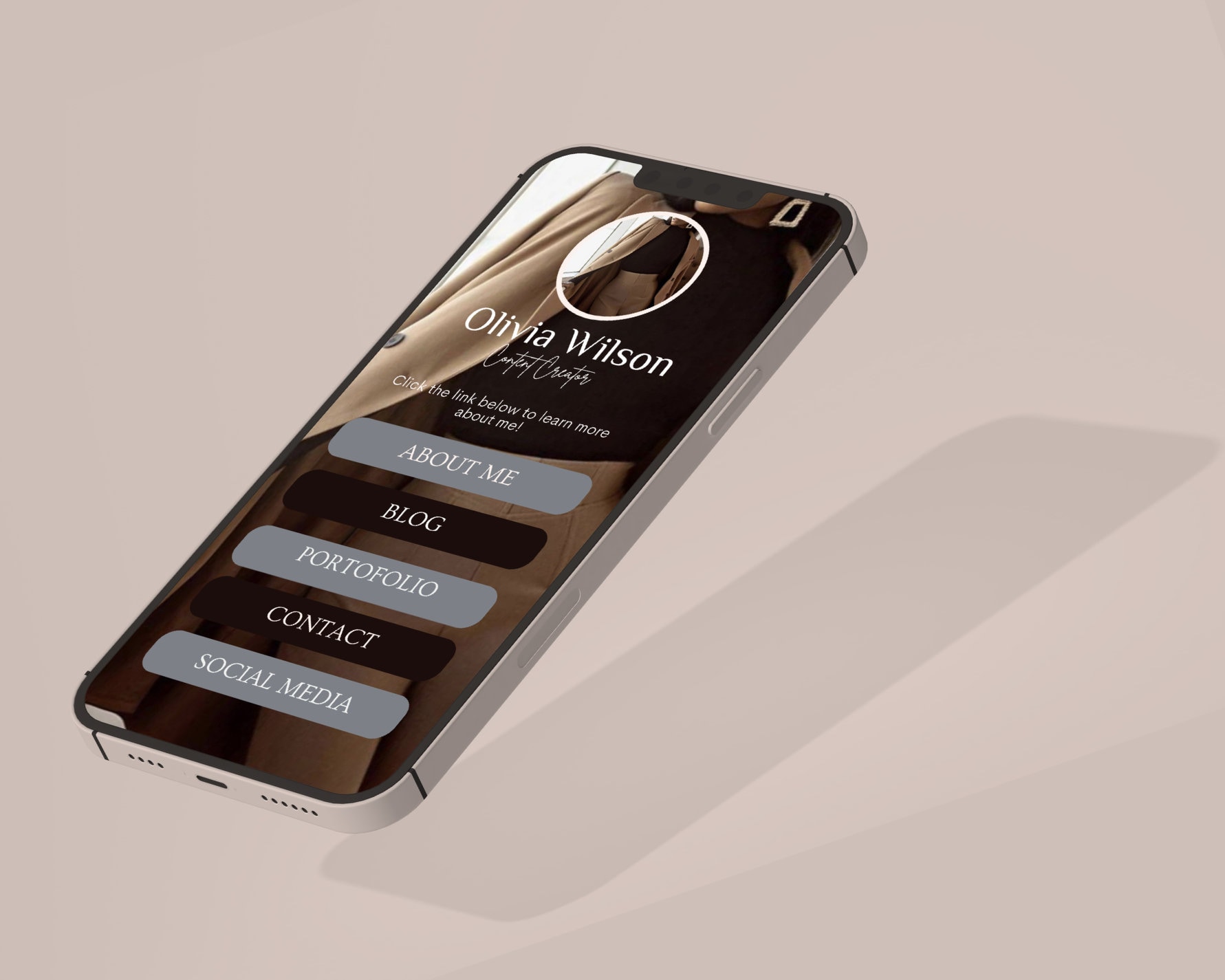 Link in Bio Template Canva| Linktree Canva Template| Instagram Landing ...