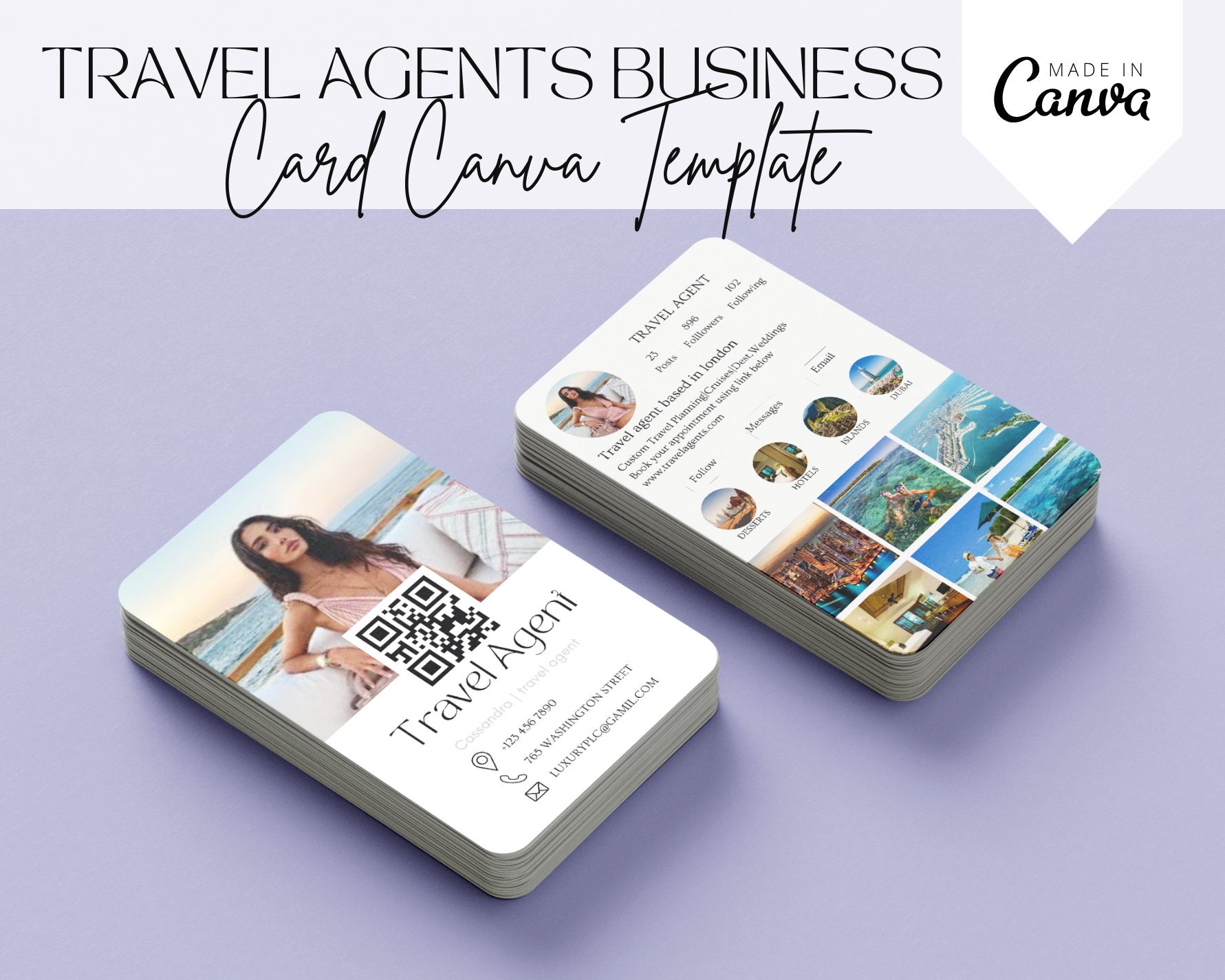 Tourism Travel Business Cards Tour Agents Templates Tourism Agency