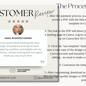 Customer Review Flyer, DIY Flyer Template Design, Customer Feedback ...