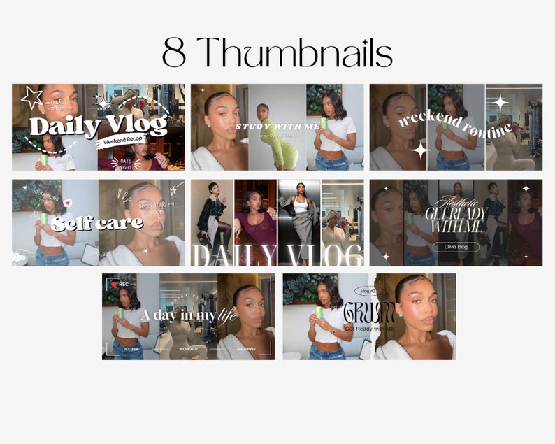 DIY TRENDY Youtube Branding Kit | Editable Banner, Intro & Outro and ...