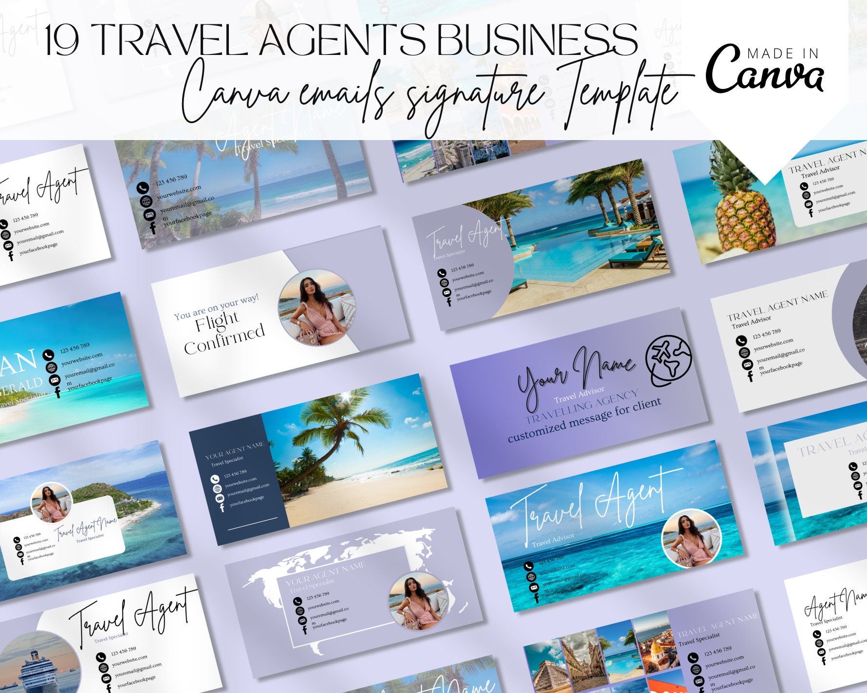 Travel Agent Email Signatures Travel Advisor Email Marketing Small ...