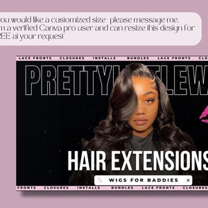 DIY Web Slide Banners, Editable Web Slide Banners,wig Hair Business ...