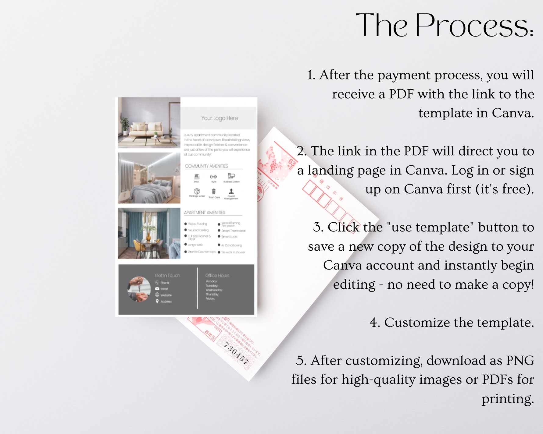 Leasing Flyer Template | Customizable Marketing Sheet for Apartments ...