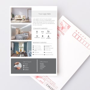 Leasing Flyer Template | Customizable Marketing Sheet for Apartments ...
