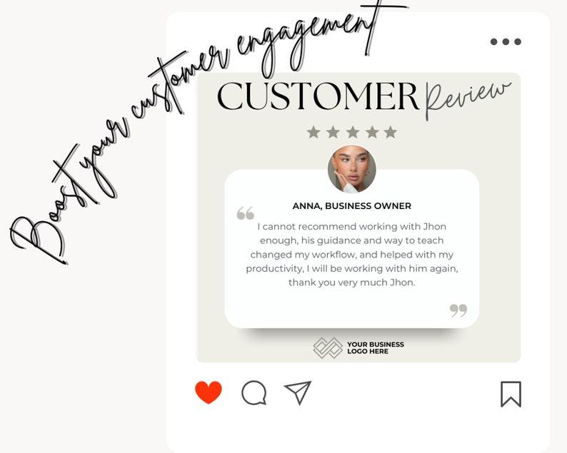 Customer Review Flyer, DIY Flyer Template Design, Customer Feedback ...