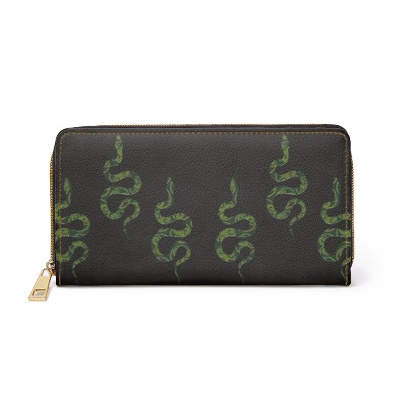 Snake Pattern Zipper Wallet - Etsy