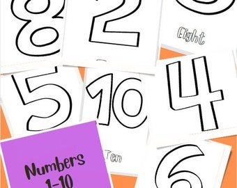 Counting, Numbers, Preschool, 1-10 Elementary, Anchor Charts, School ...
