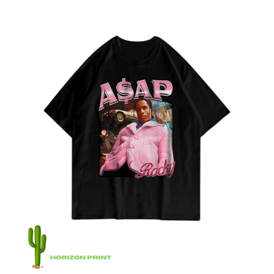 Asap Rocky Tshirt , Oversize T-shirt, Print Tee, Trend Unisex Tshirts ...
