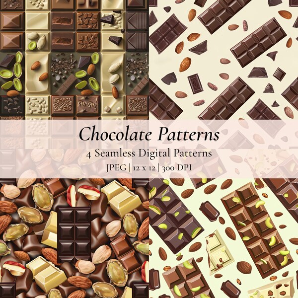 Chocolate Patterns - Etsy