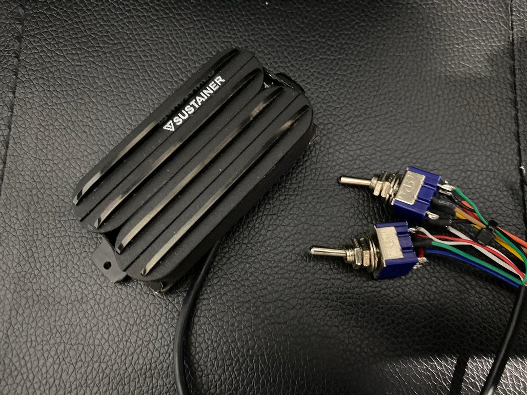 Veyz Sustainer Pickup Quad Rails Motherbucker Design in Styles of ...