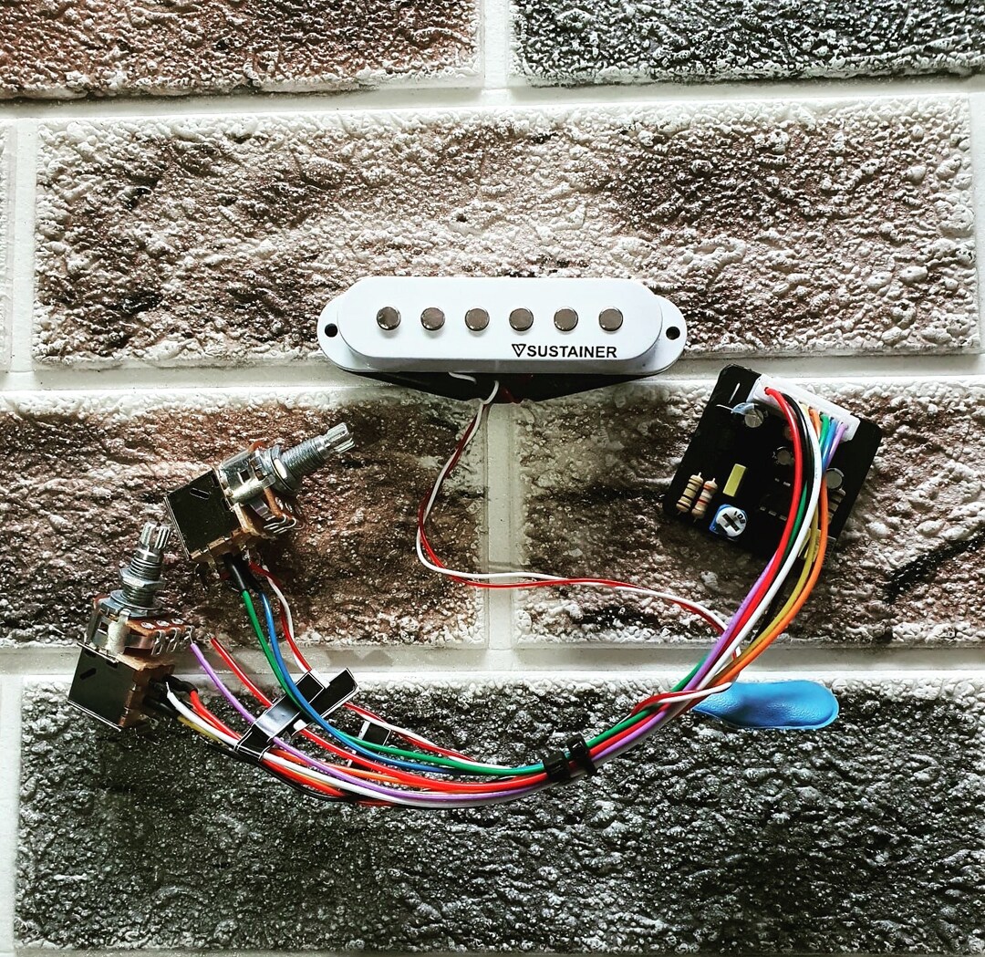 Veyz Sustainer Single Coil Push Pull Version in Styles of Sustainiac ...