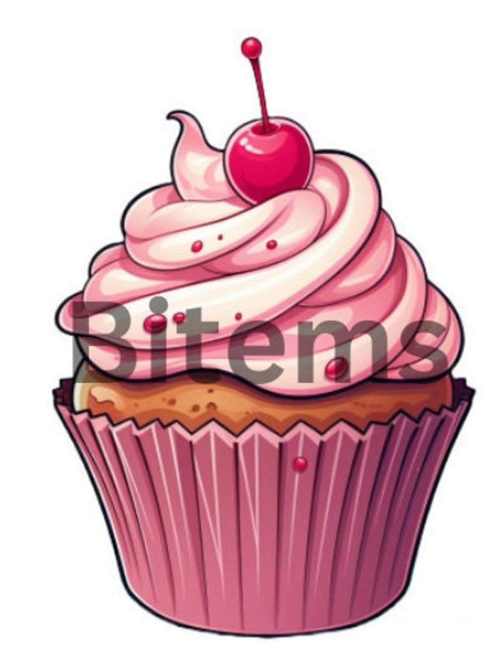 16 Whimsical Cartoon Cupcakes PNG Downloads: Get Playful and Creative ...