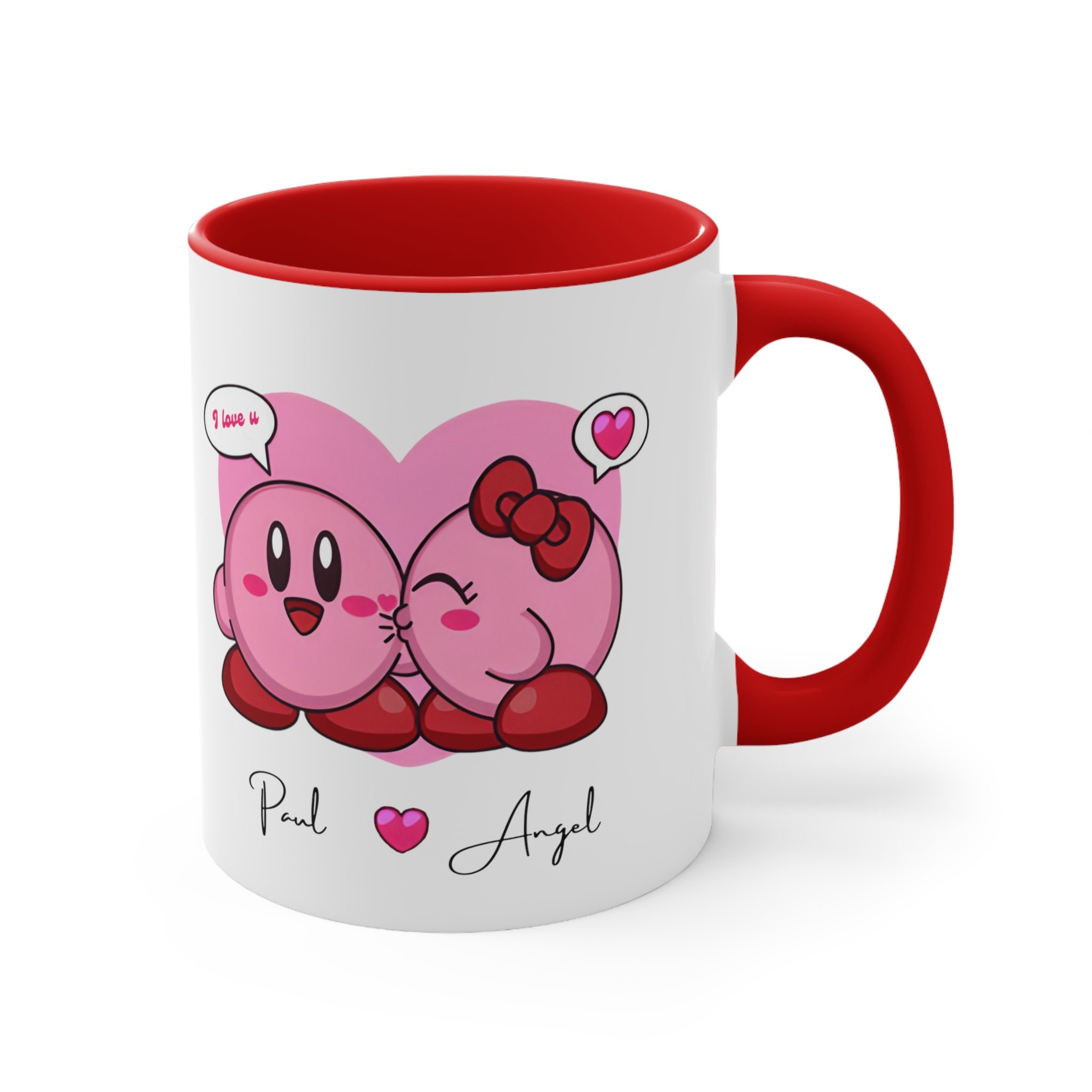 Custom Kirby Mug, Cute Kirby Coffee Mug, Accent Coffee Mug - Etsy