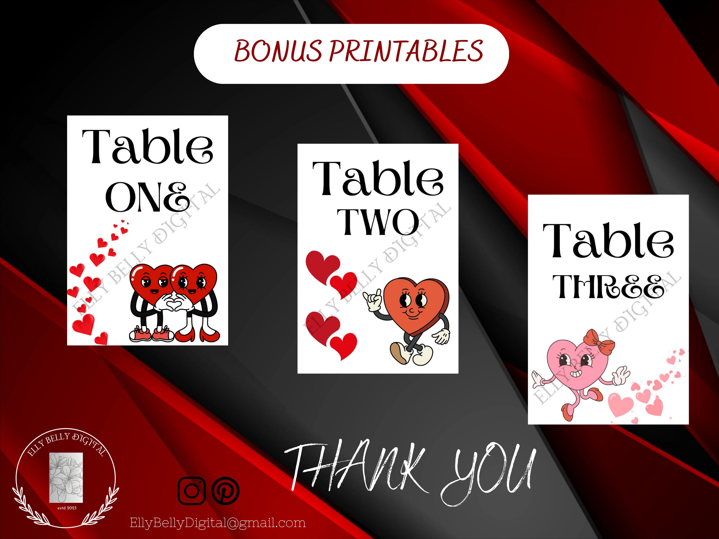 Valentine Bunco Score Cards, Holiday, February, Valentine Theme Party ...