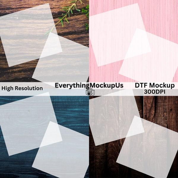 Dtf Transfer Mockup - Etsy
