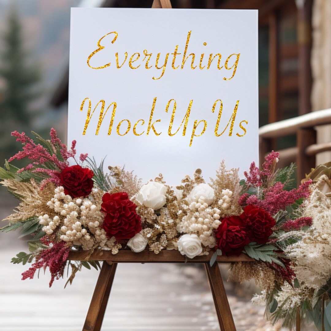 35 Welcome Sign Mockup Wedding Sign Mockup JPEG Mockupeasel - Etsy