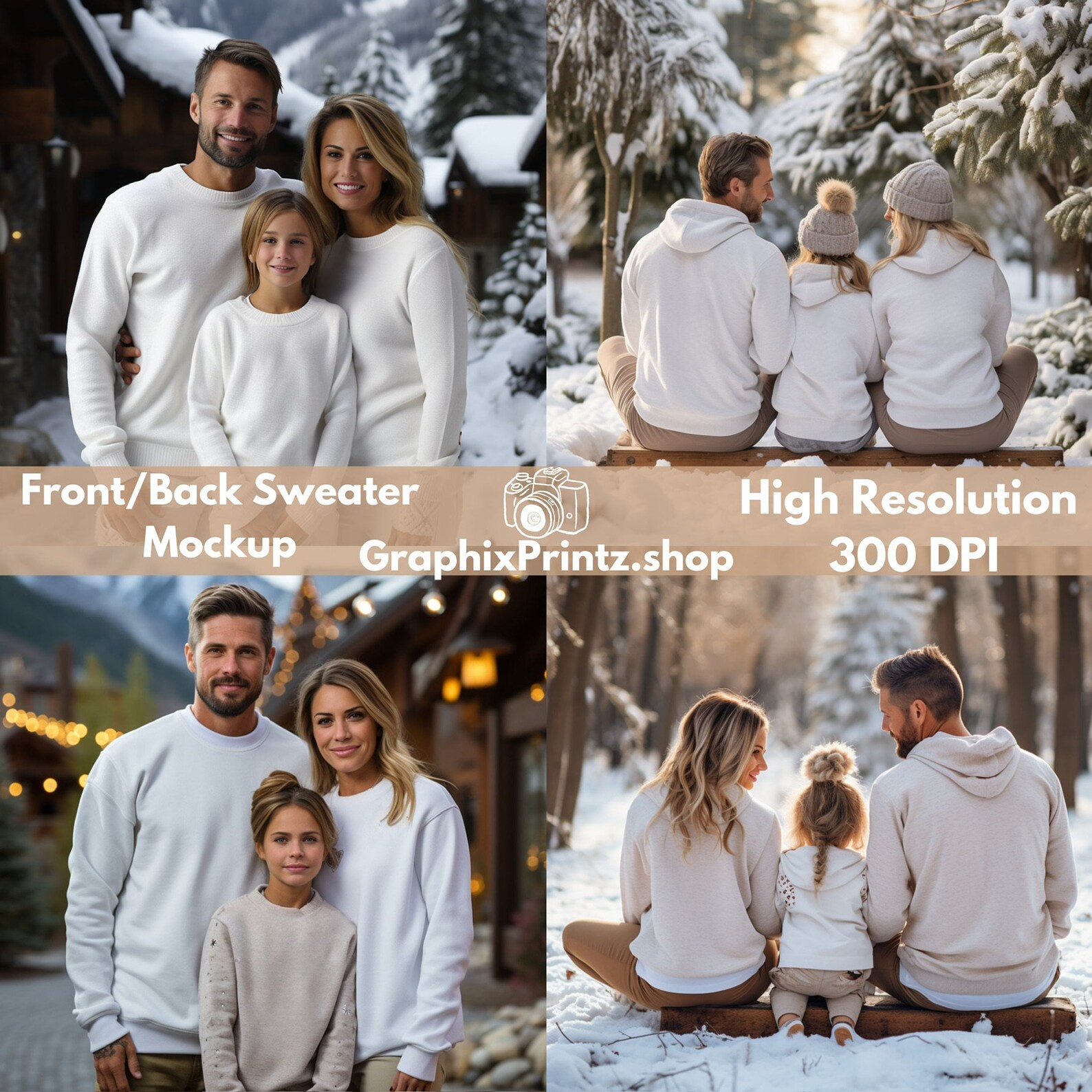 Family Mockup Bundle,family Model Mockup, Sweater Mockup, Parents and ...