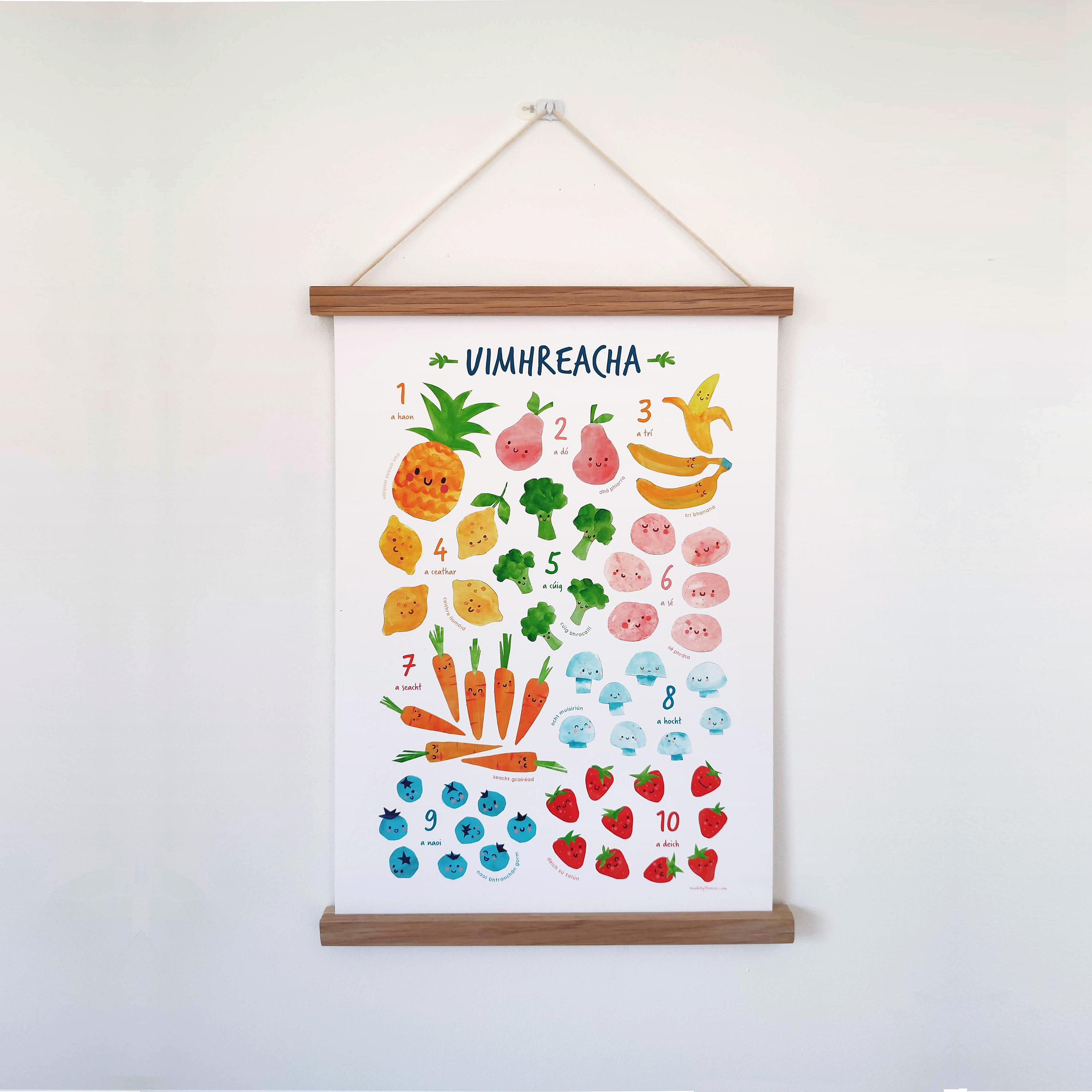 Irish Alphabet Number Prints Aibítir Uimhreacha Posters - Etsy