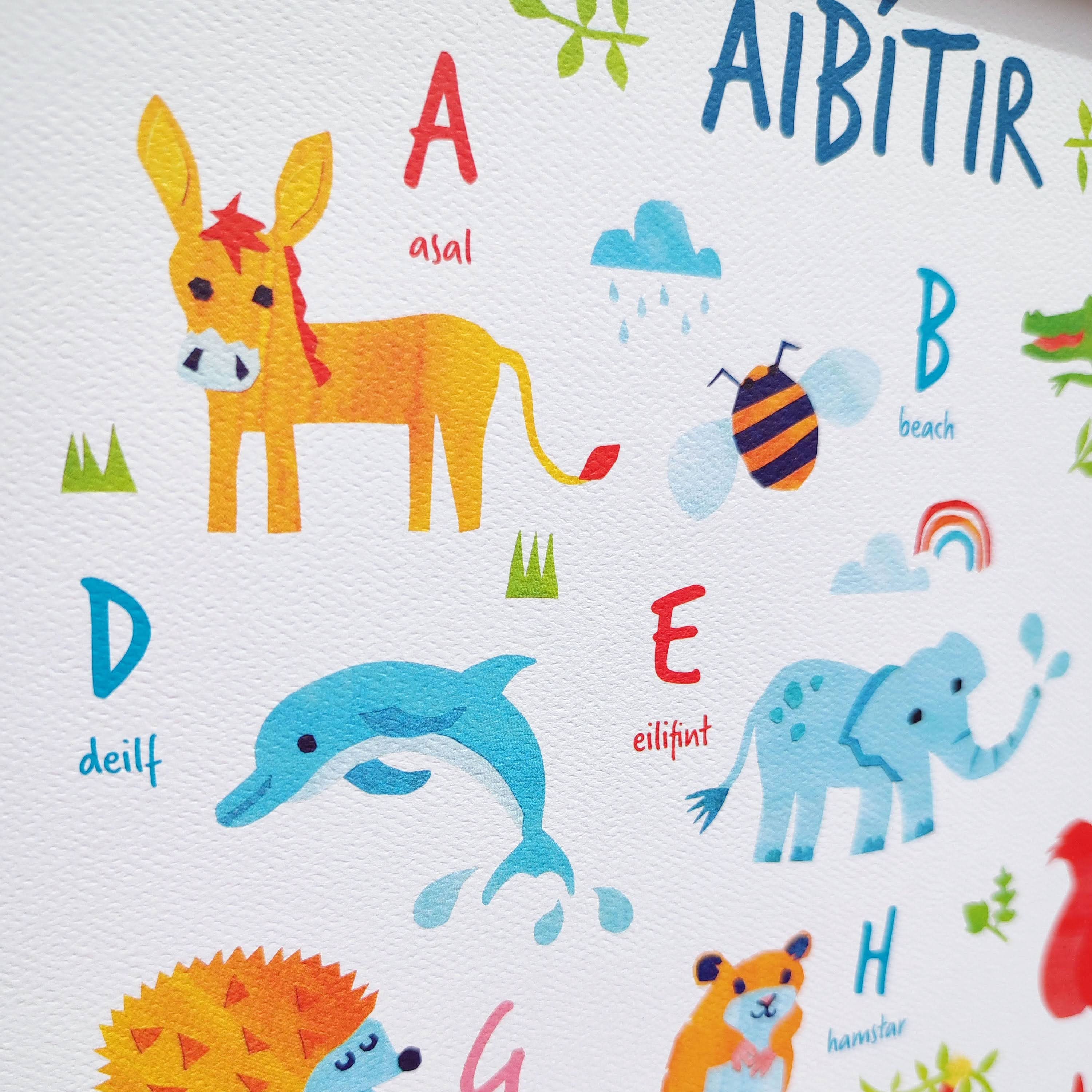 Irish Alphabet Number Prints Aibítir Uimhreacha Posters - Etsy