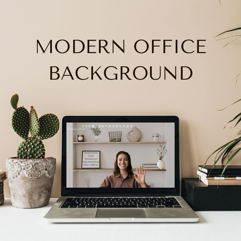 Modern Office Virtual Background for Meetings, Zoom Call Backgrounds ...