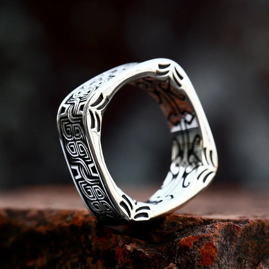 Totem Ring | Stainless Steel - Etsy