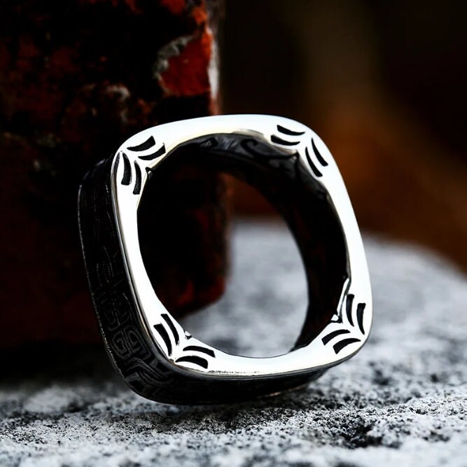 Totem Ring | Stainless Steel - Etsy