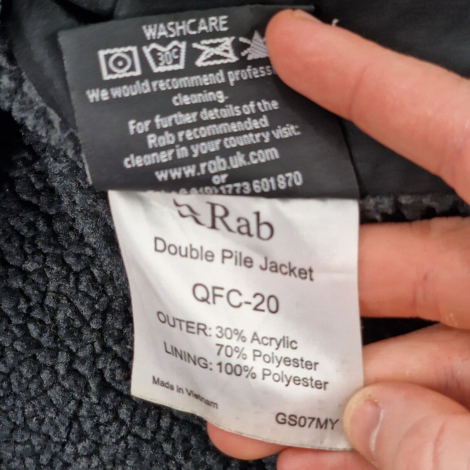 Rab Double Pile Fleece Jacket Grey Men's XL - Etsy UK