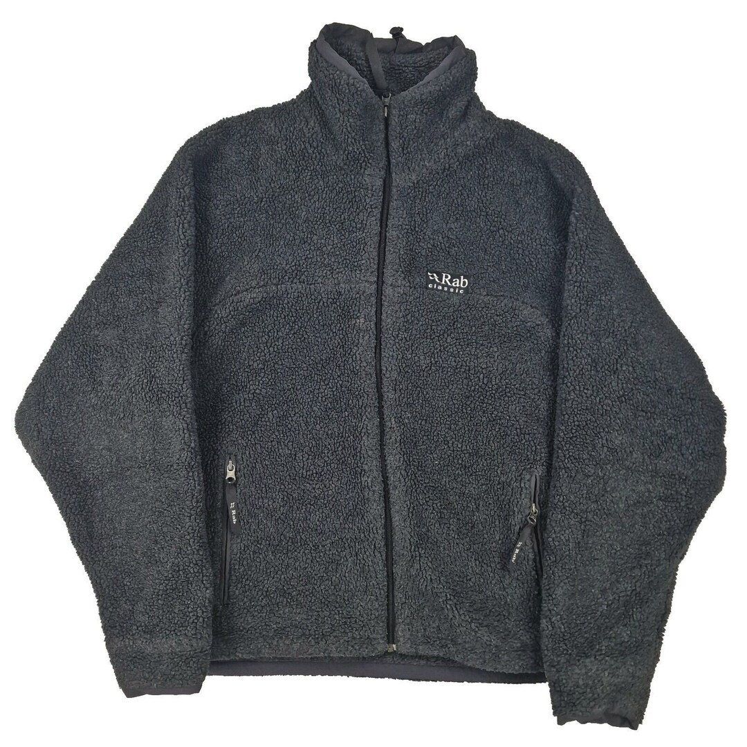 Rab Double Pile Fleece Jacket Grey Men's XL - Etsy UK