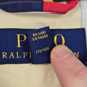 Polo Ralph Lauren Bayport Sailing Flags Graphic Harrington Jacket Men's ...