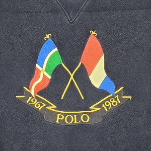 Polo Ralph Lauren Rare Cross Flags Sweatshirt Blue Men's Large - Etsy