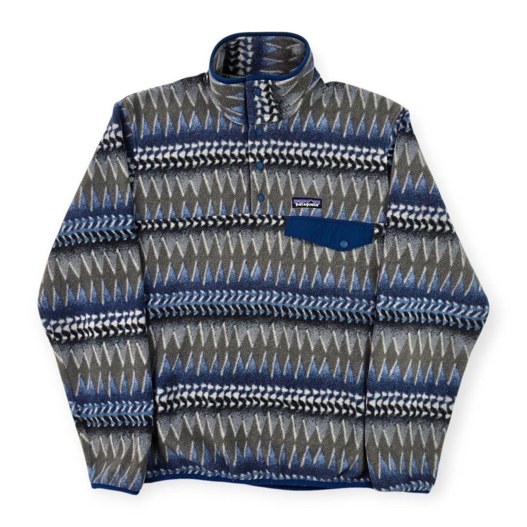Patagonia Synchilla Snap-t Crazy Pattern Fleece Men's Small - Etsy